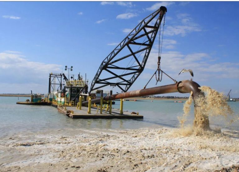 Pipe and Plastic Floats Dredge line components for Port or Harbour ...